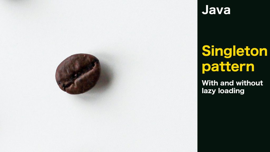 Java thread-safe singleton pattern (with and without lazy loading ... Java thread-safe singleton pattern (with and without lazy loading ...