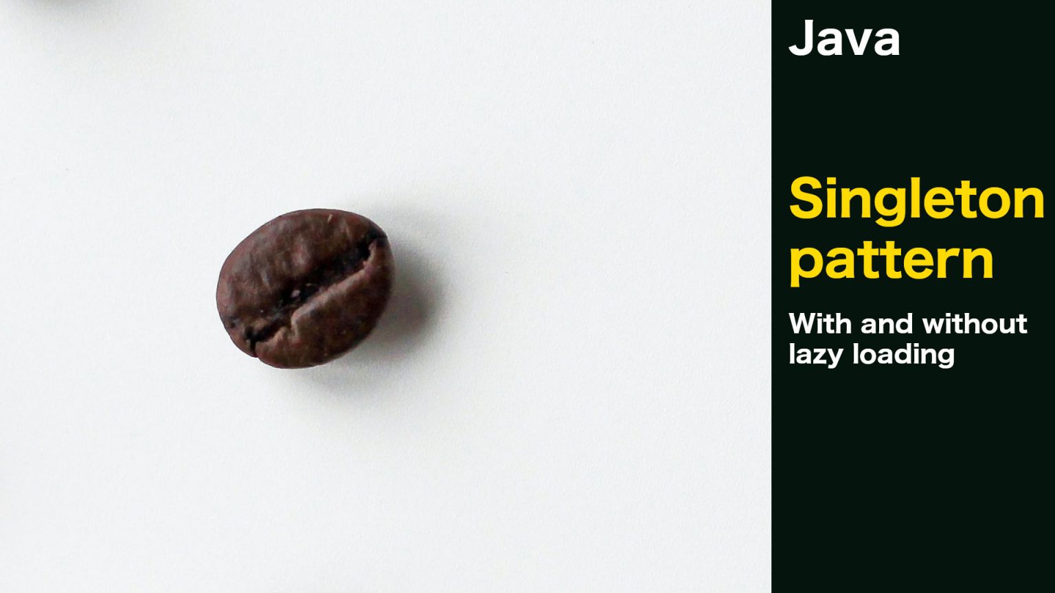 Java Thread Safe Singleton Pattern With And Without Lazy Loading 1242